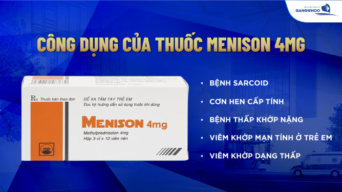 Menison 4mg Là Thuốc Gì? Công Dụng Và Liều Dùng